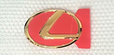 FITS New Lexus LX470 Emblem L Rear 24K Gold 98 99 00 01 02 03 04 05 06 ...