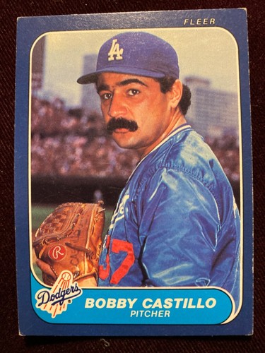1986 Fleer #127 Dodgers Bobby Castillo Baseball Card | eBay