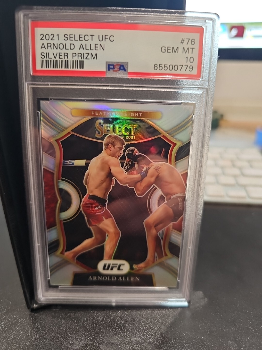 2021 Panini Select UFC #76 Arnold Allen Concourse Prizm #75 PSA 10 POP ...