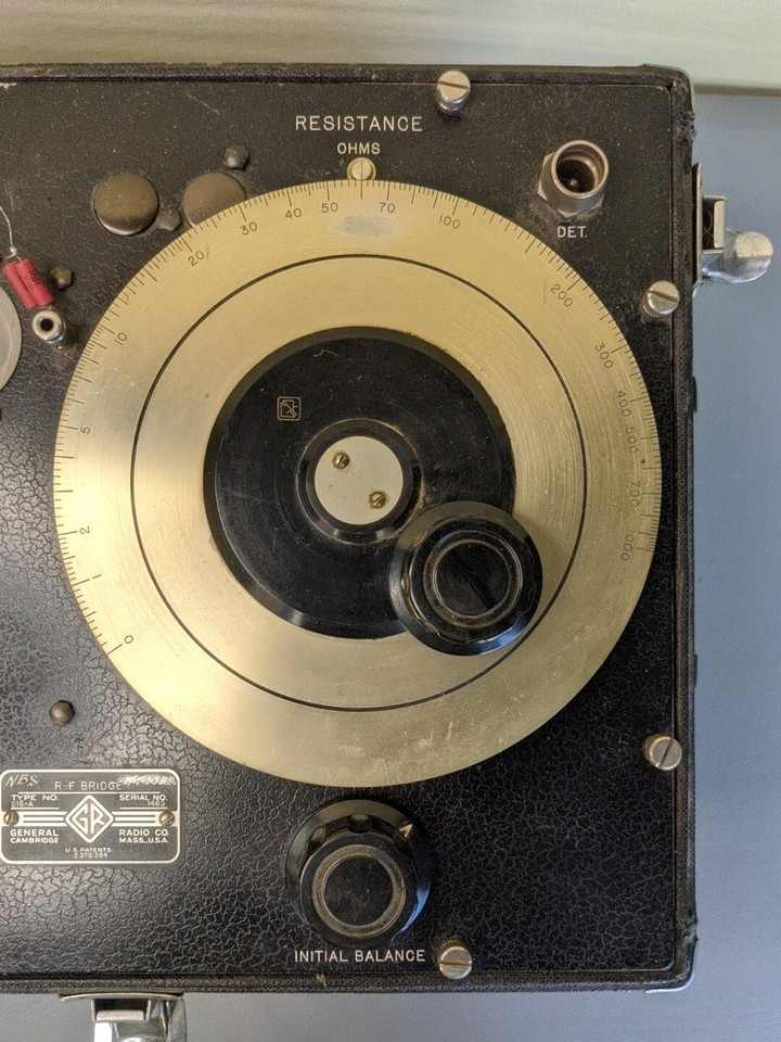 GENERAL RADIO Radio Frequency Bridge 916-A. UNTESTED Impedance Measure ...
