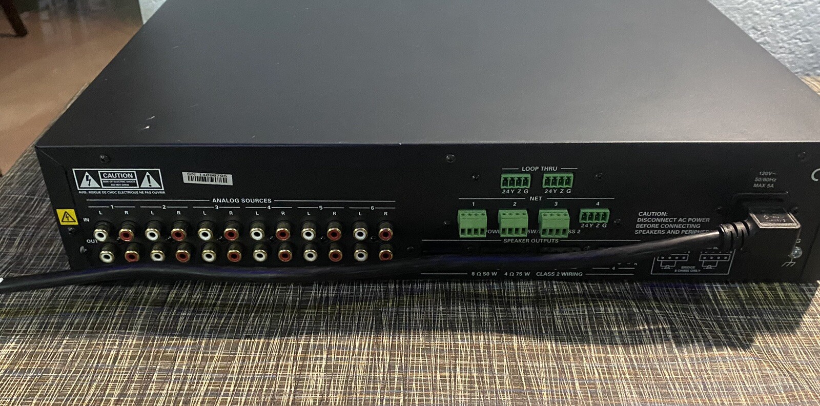 Crestron C2N-AMP-4X100 4 Room Audio System - Black for sale online | eBay