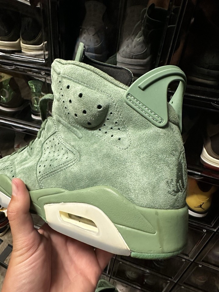 Air Jordan Macklemore 6 PE Size 10.5 Promo Sample Cadet Green Cactus ...