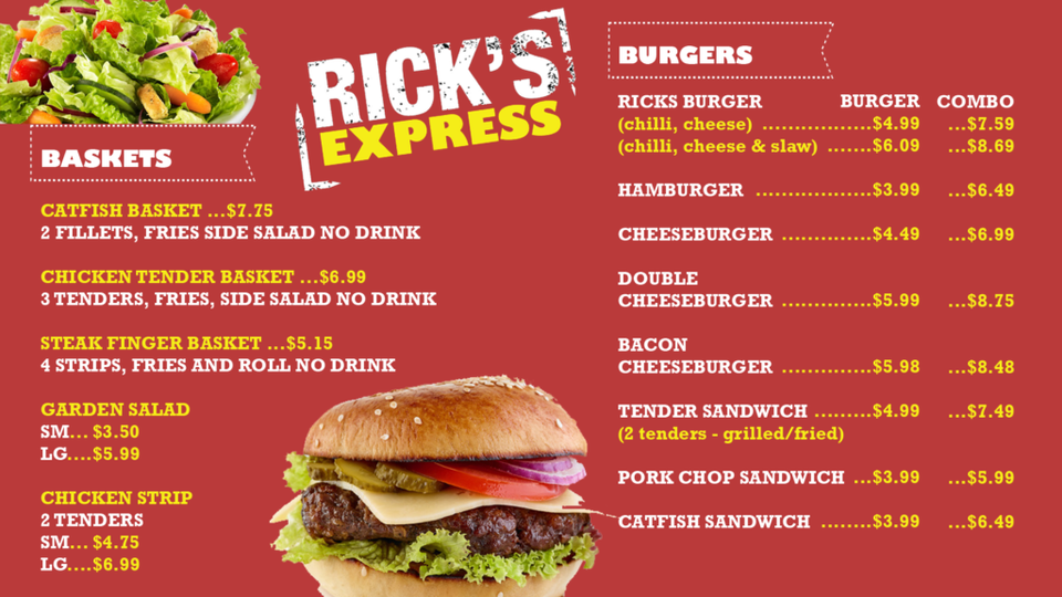 Digital menu boards for food trucks | eBay