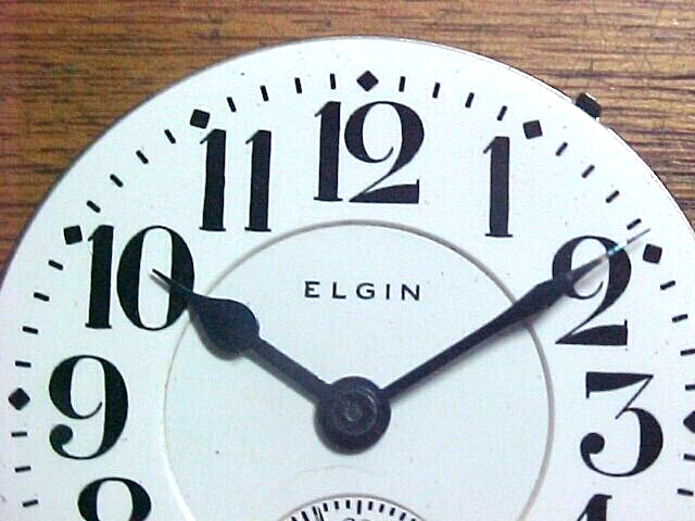 Elgin Father Time 16S 21J Open Face Lever Set Nickel Movement | eBay
