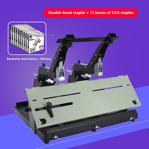 Stapler Binding Machine Flat Nail Riding Staple Manual Large Heavy Duty ...