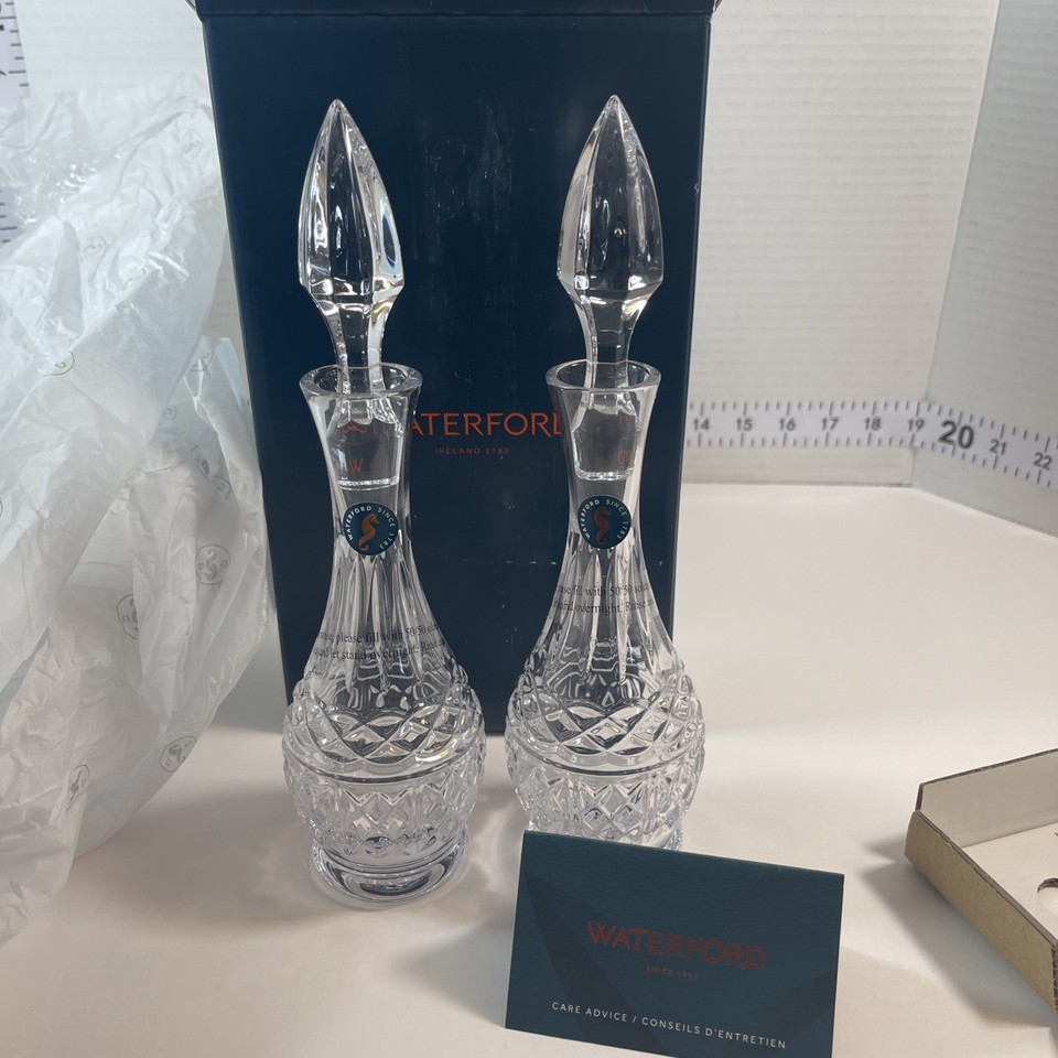 Waterford Crystal Book Of Kells 9" Oil & Vinegar | eBay