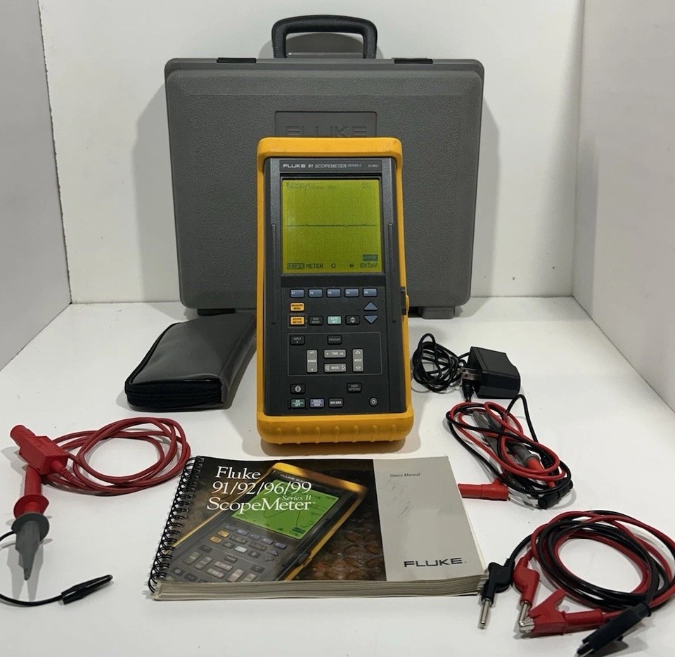 Fluke 91 Scopemeter 50 MHz Handheld Oscilloscope Excellent cond. | eBay