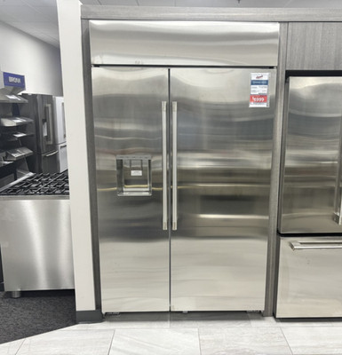 ZISS480DNSS-03-0303-MONOGRAM 48" BUILT-IN SIDE BY SIDE FRDIGE SS W ICE ...