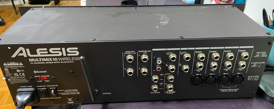 Alesis MultiMix 10 Wireless Rackmount Mixer with Bluetooth USED | eBay