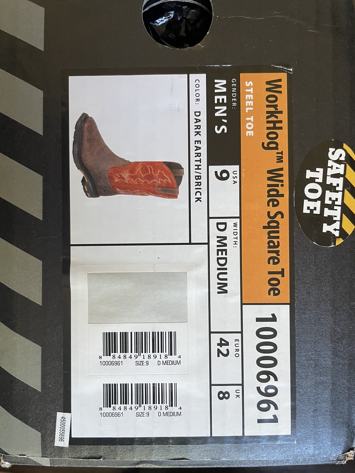 ARIAT Men's WorkHog Wide Square Toe Work Boot - Dark Earth / D Medium ...