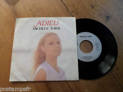 MICHELE TORR, ADIEU, DISQUE VINYLE 45 TOURS, VINYL RECORD, FAN-CLUB ...