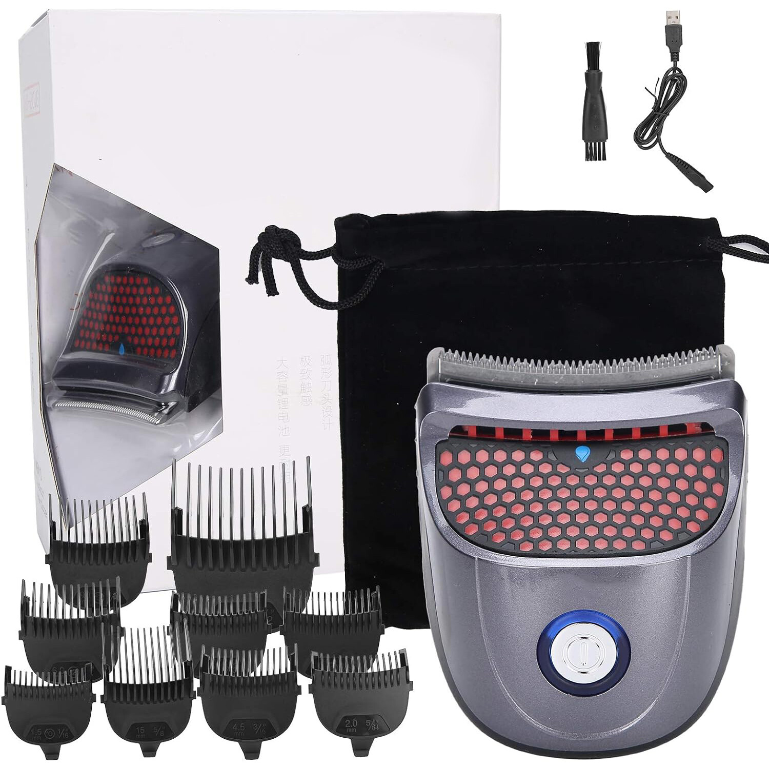 Hair Clippers Cordless Self Hair Cutters Electric Quick Cut Trimmer 9 ...