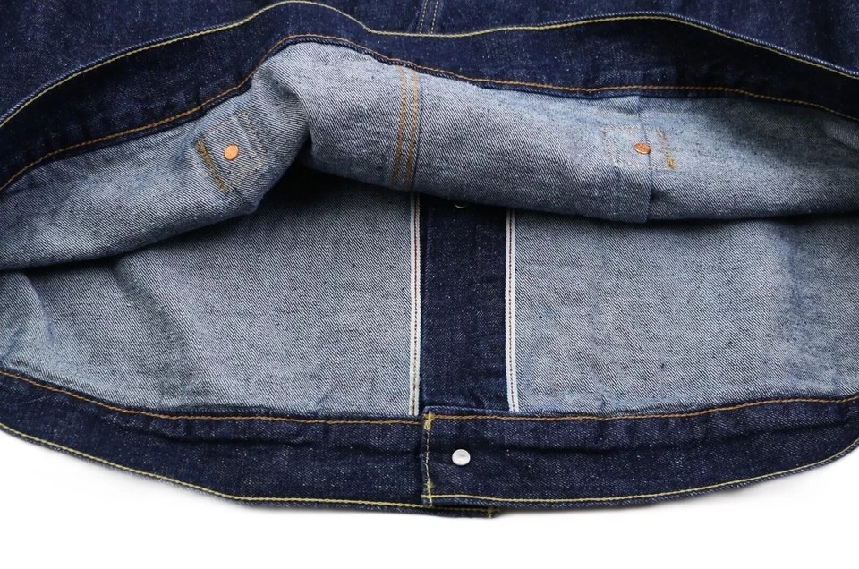 Levi's Premium Type 1 Denim Jacket Selvedge Trucker Men's Sizes S-XXL ...