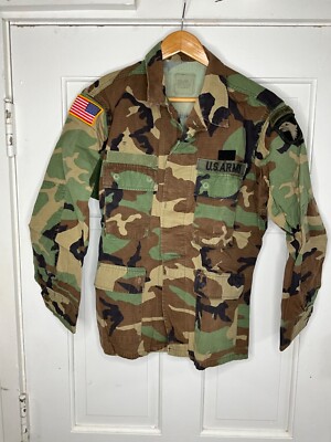 Early GWOT 101st Airborne Modified Coat Hot Weather Woodland Camouflage ...