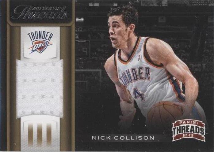 2012-13 Panini Threads - Authentic Threads Nick Collison #11 (MEM) for ...