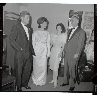 President Kennedy First Lady Vice President Mrs Lyndon B Johnso- 1962 ...