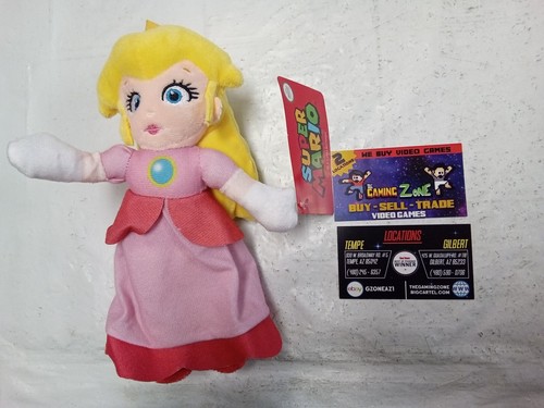 Princess Peach Plush Toy - Super Mario Brothers - Stuffed Plushie ...
