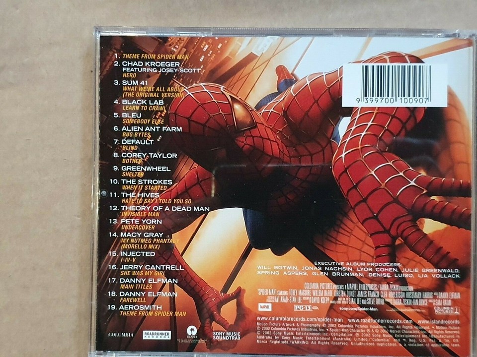 SPIDER-MAN CD Soundtrack - like new | eBay