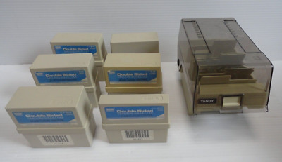 Lot of 7, Tandy 3.5" Floppy Disk Diskette Storage Cases | eBay