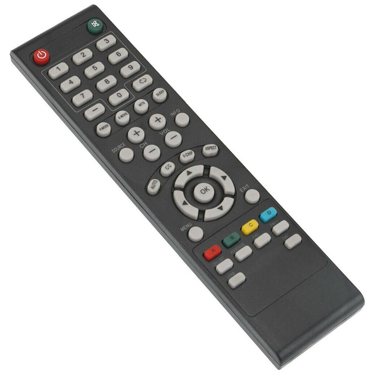 Remote Control for Sylvania LED TV SLED3215A-E SLED1915AB SLED1915A-B ...
