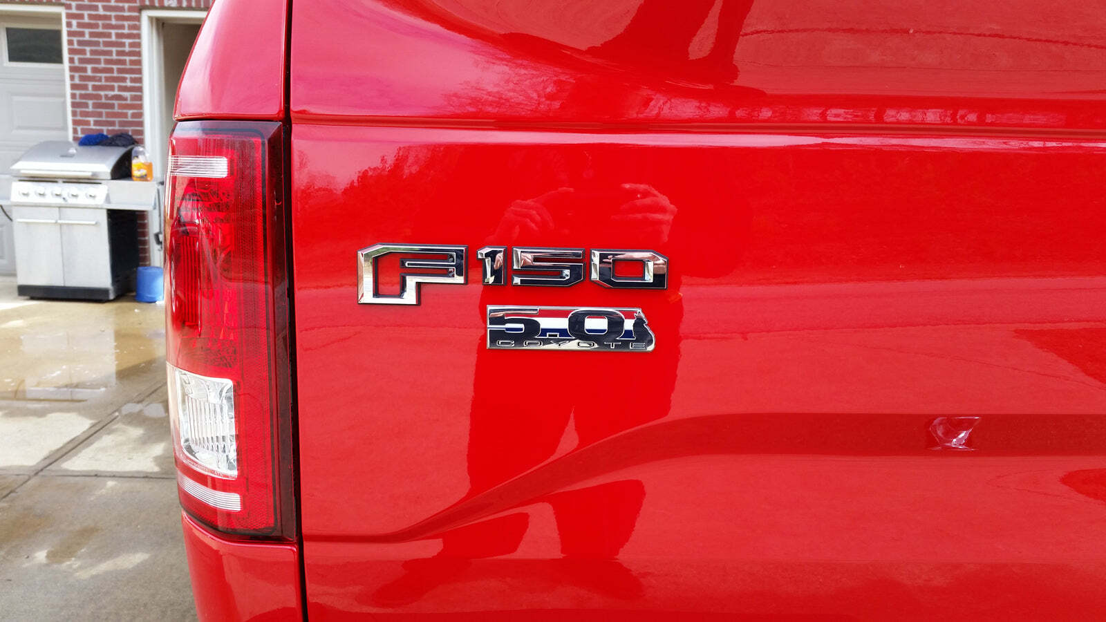 2011-2014 Mustang GT Ford F-150 Boss 302 5.0 Coyote Chrome Red White ...