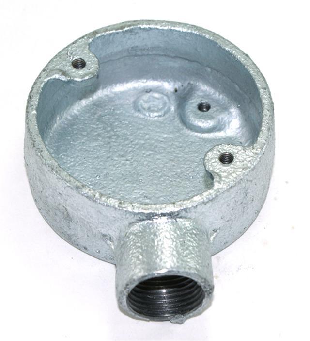 Conduit Metal Boxes, 20-25-32mm, Elbows, Bends, Tees, Fittings Galv ...