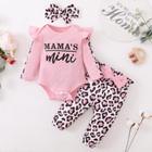 3Pcs Baby Girl Clothes Set Newborn Kids Clothing Childern Clothes Girl ...