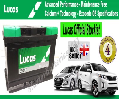 Lucas LP100 12V 72Ah 680A Car Battery = S5 007 Bosch Car Battery | eBay