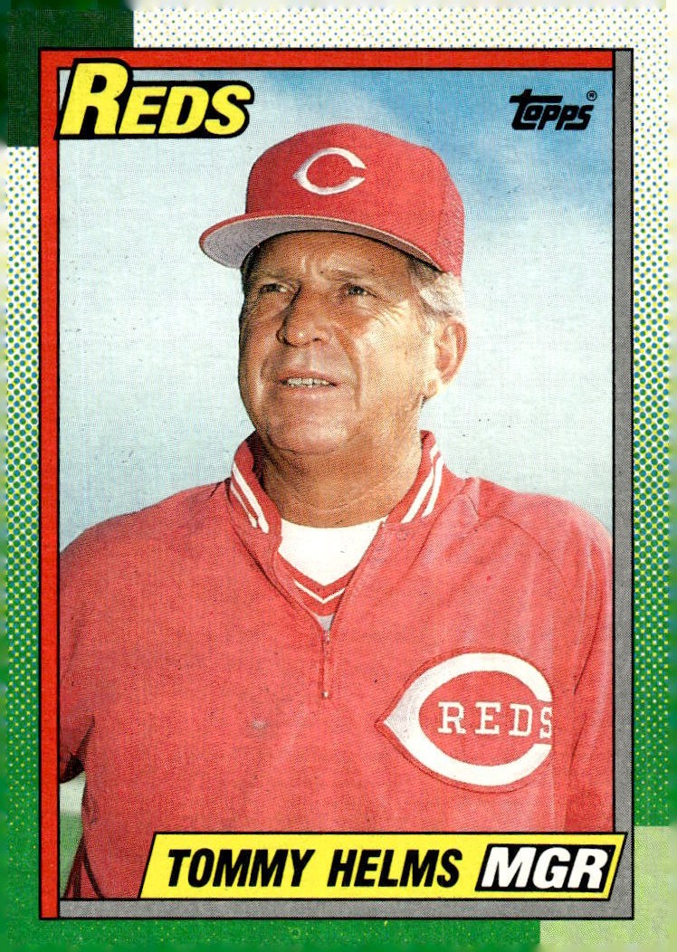 1990 Topps #110 Tommy Helms -MANAGER- Cincinnati Reds | eBay