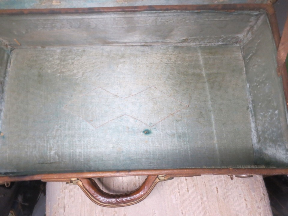 Vintage US Navy Seaman Sailor WW2 era Suitcase w/ Service History Pearl ...