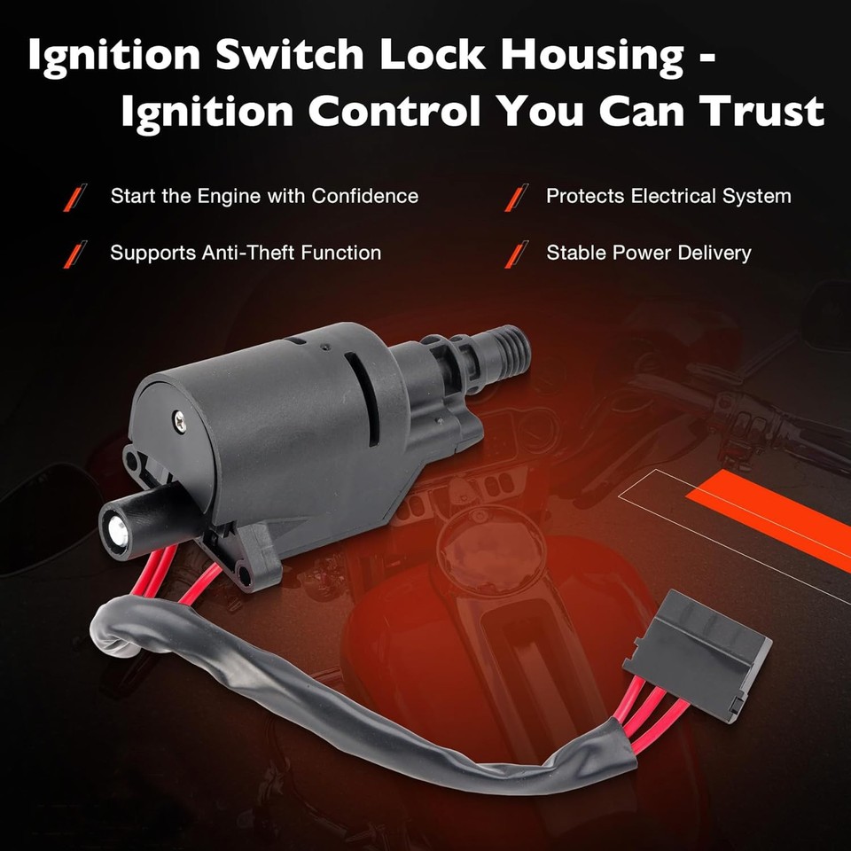 71640-99 Ignition Switch Lock Housing Kit For 93-05 Harley Touring ...