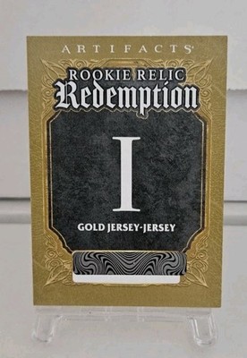 2025-26 Upper Deck Artifacts Rookie Relic Redemption Jersey Jersey Gold ...