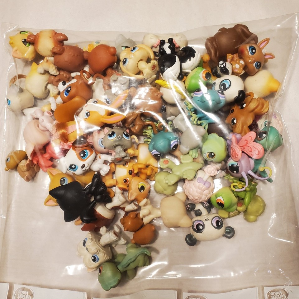 LPS Lot of 60 Littlest Pet Shop HASBRO Pink Magnet In Paw | eBay