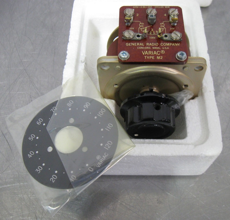 C199238 General Radio GenRad M2 VARIAC Variable Autotransformer 120V 2 ...
