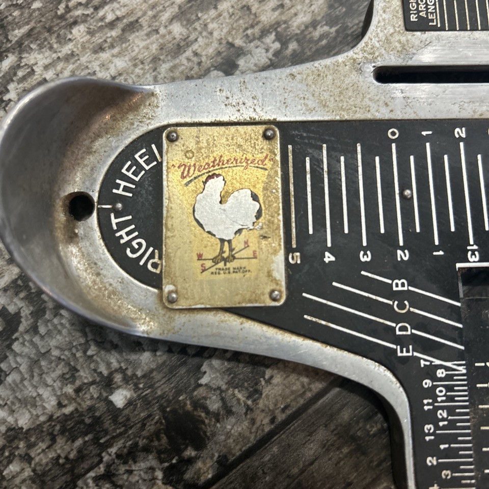 The Brannock Device NY Shoe Sizer Junior Model Width Arch Foot ...