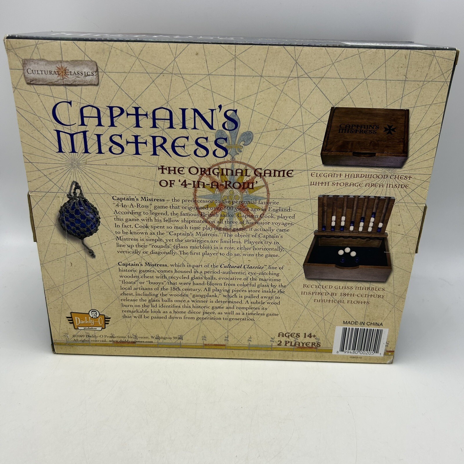 Daddy-O National Geographic CAPTAIN'S MISTRESS 4-IN-A-ROW Game 1074895 ...