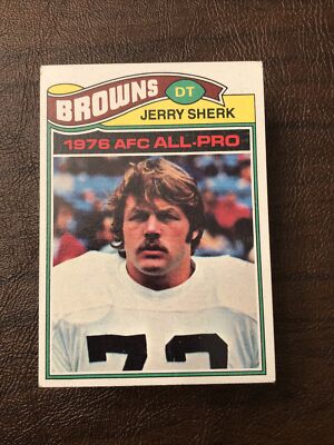 1977 TOPPS JERRY SHERK #420 CLEVELAND BROWNS FOOTBALL CARD ALL-PRO | eBay