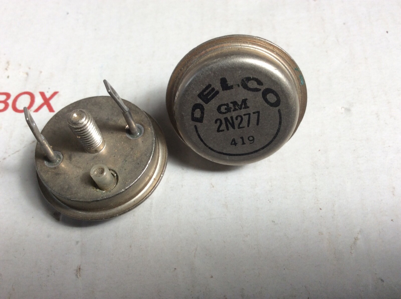 GM/DELCO - 2N277 - Transistors, Bipolar PNP. 40V 170 watt at 25degC. | eBay