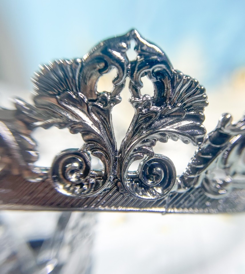 XLarge Royal King Crowns for Men, Vintage Prince Gun Metal Crown ...