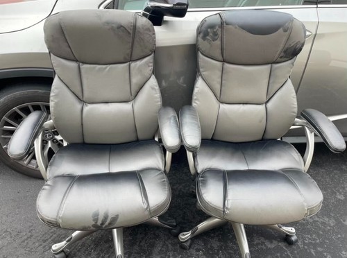 Osgood Black Office Chairs (2) - good condition | eBay