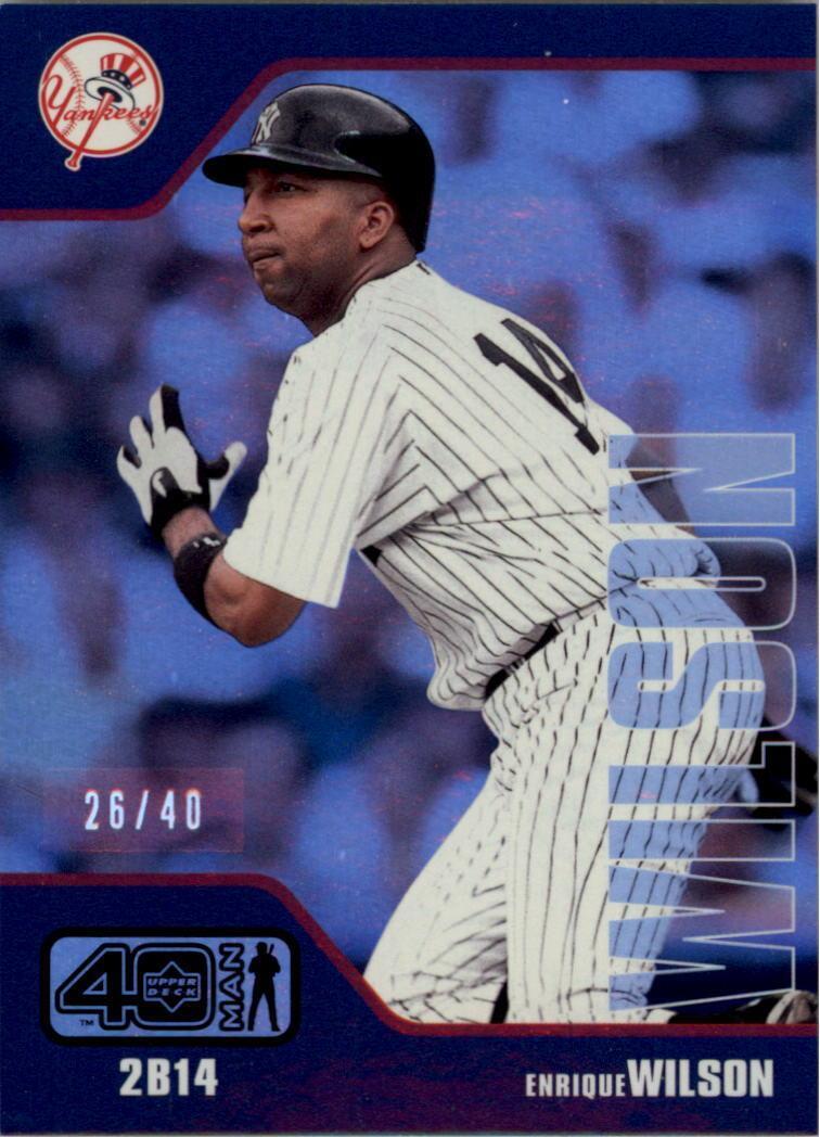 2002 Upper Deck 40 Man - Enrique Wilson #426 Electric Rainbow /40 for ...