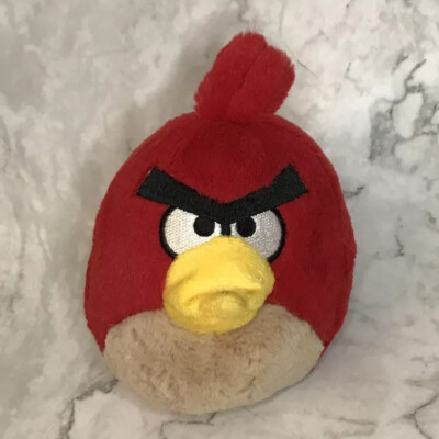 Commonwealth Angry Birds Red Tan Bird 6" Plush SS | eBay
