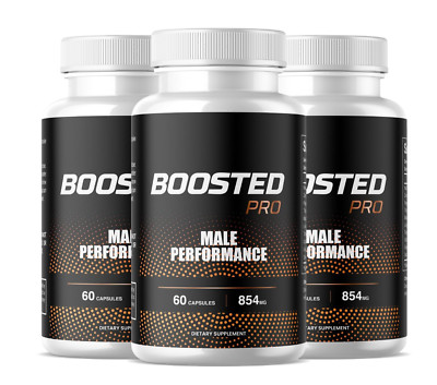 Boosted Pro Pills 4 ED BIGD Boosted pro supplement 180caps Booster pro ...