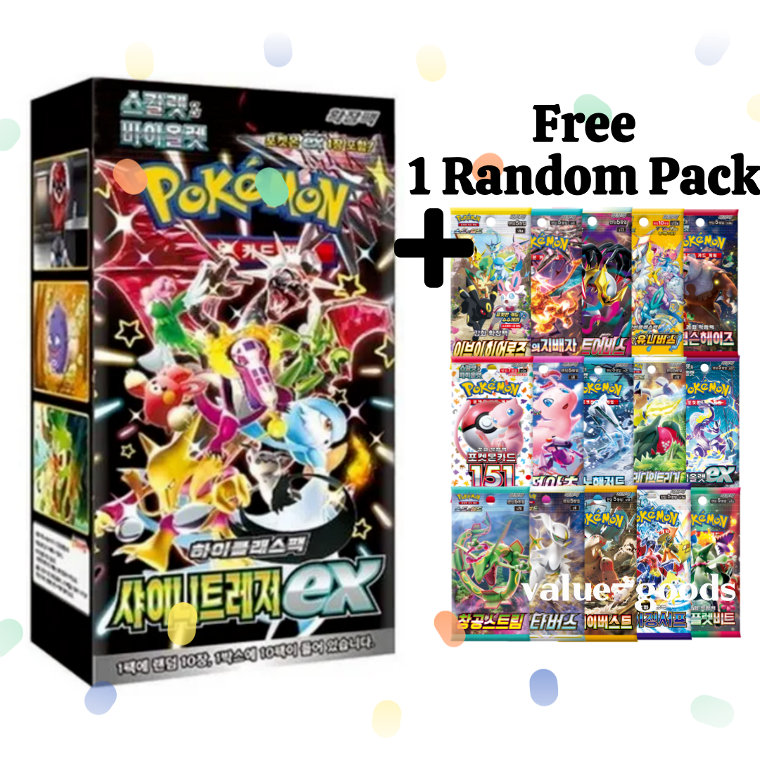 Pokemon Card Shiny Treasure ex booster box sv4a High Class pack Korean ...