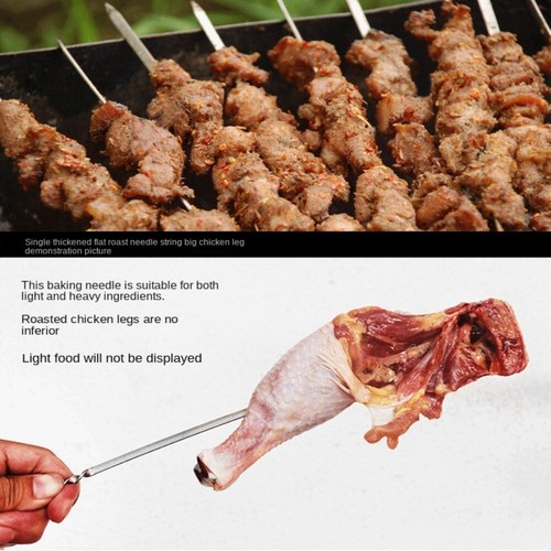 Kebab String Stainless Steel Roast Stick Barbecue Meat String Kebab ...