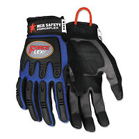 MEMPHIS GLOVE 127-B100XL FORCEFLEX DRY GRIP TPR PROTECTION- HOOK/LOOP ...