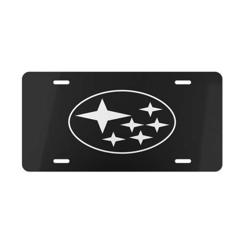 Subaru Vanity License Plate Car Tag – Aluminum Metal (Black Background ...