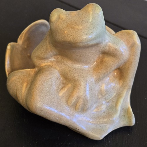 Vintage Early 1940's Niloak Pottery Frog Planter | eBay