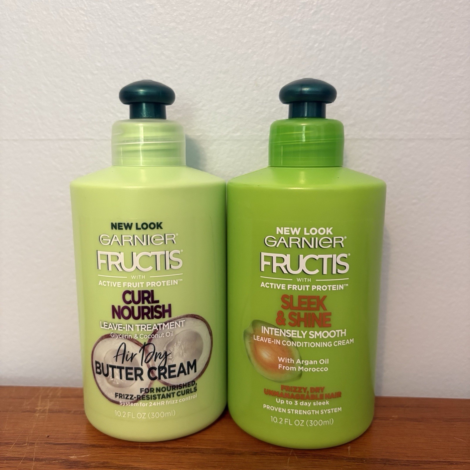 Garnier Fructis Leave In Conditioner Curl Nourish & Sleek & Shine Cream ...