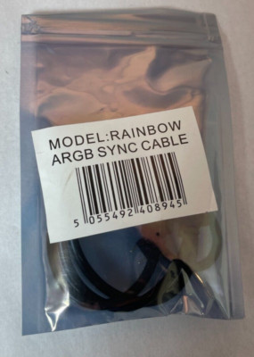 GameMax 3-Pin A-RGB Sync Cable, Hub To MB, MB to Fan or Controller 50cm ...